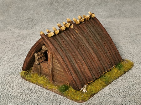 28mm DA85 Germanic - Saxon Log A frame - painted